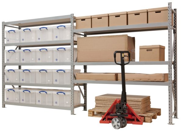 Orient 1500mm Wide Longspan Extension Bay Racking - Monarch Shelving