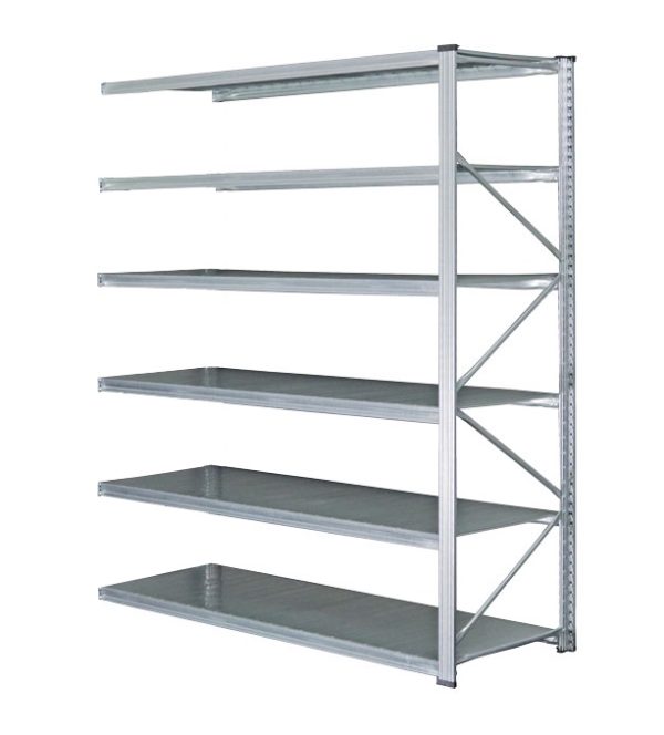 Zinc Plated 600mm Extension Bay Shelving - Monarch Shelving