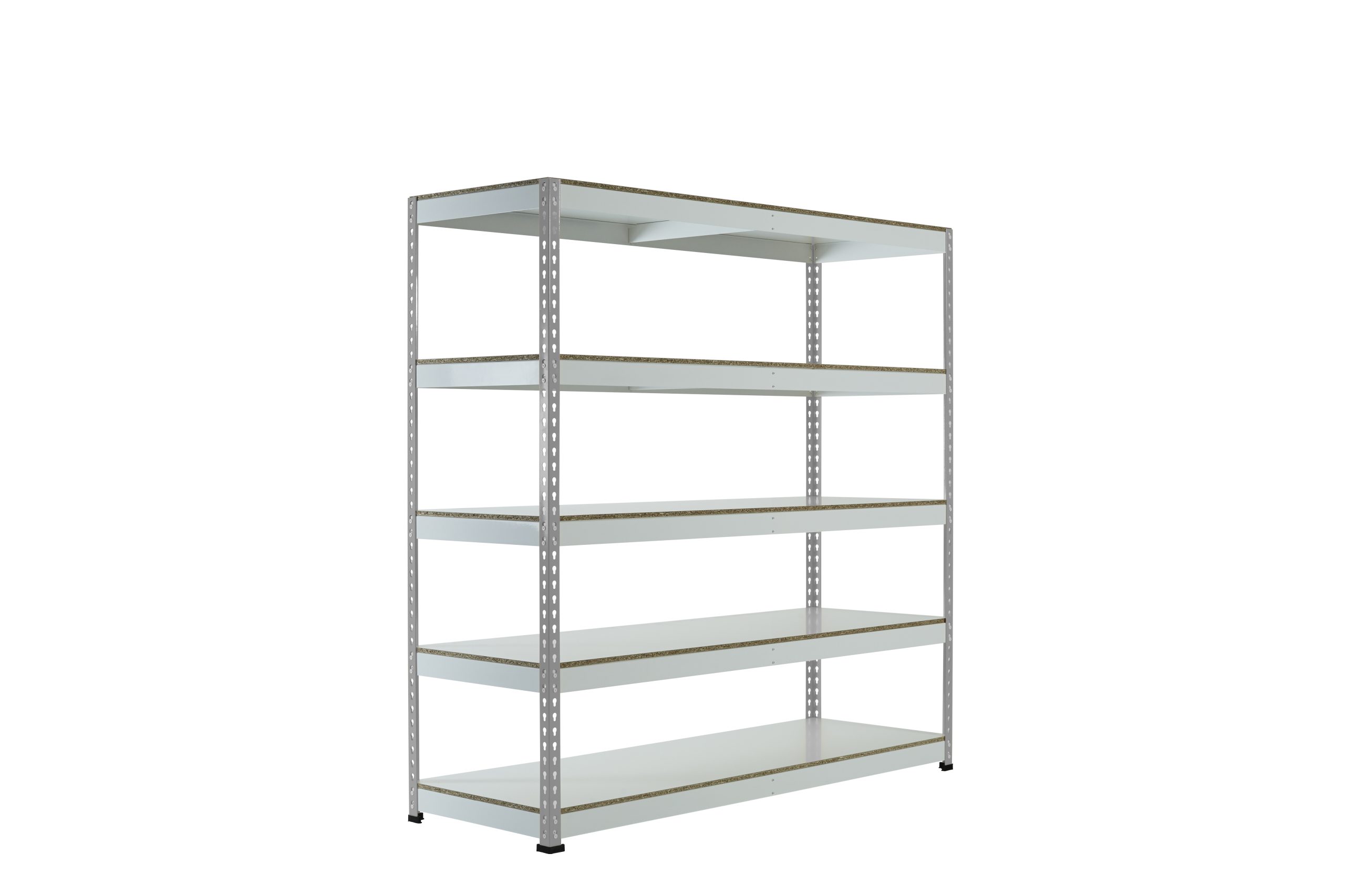 Grey Rivet Long Span Shelving - Monarch Shelving