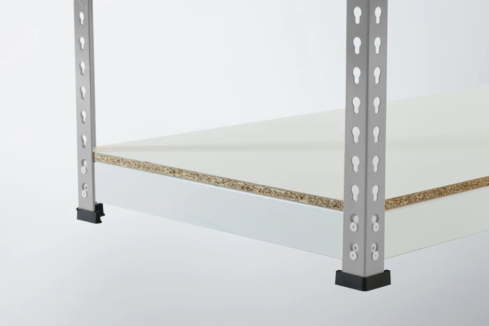 Grey Rivet Long Span Shelving - Monarch Shelving