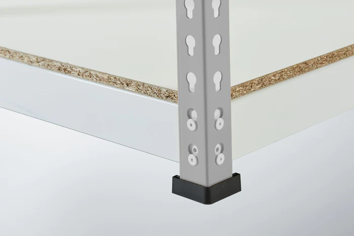 Grey Rivet Long Span Shelving - Monarch Shelving