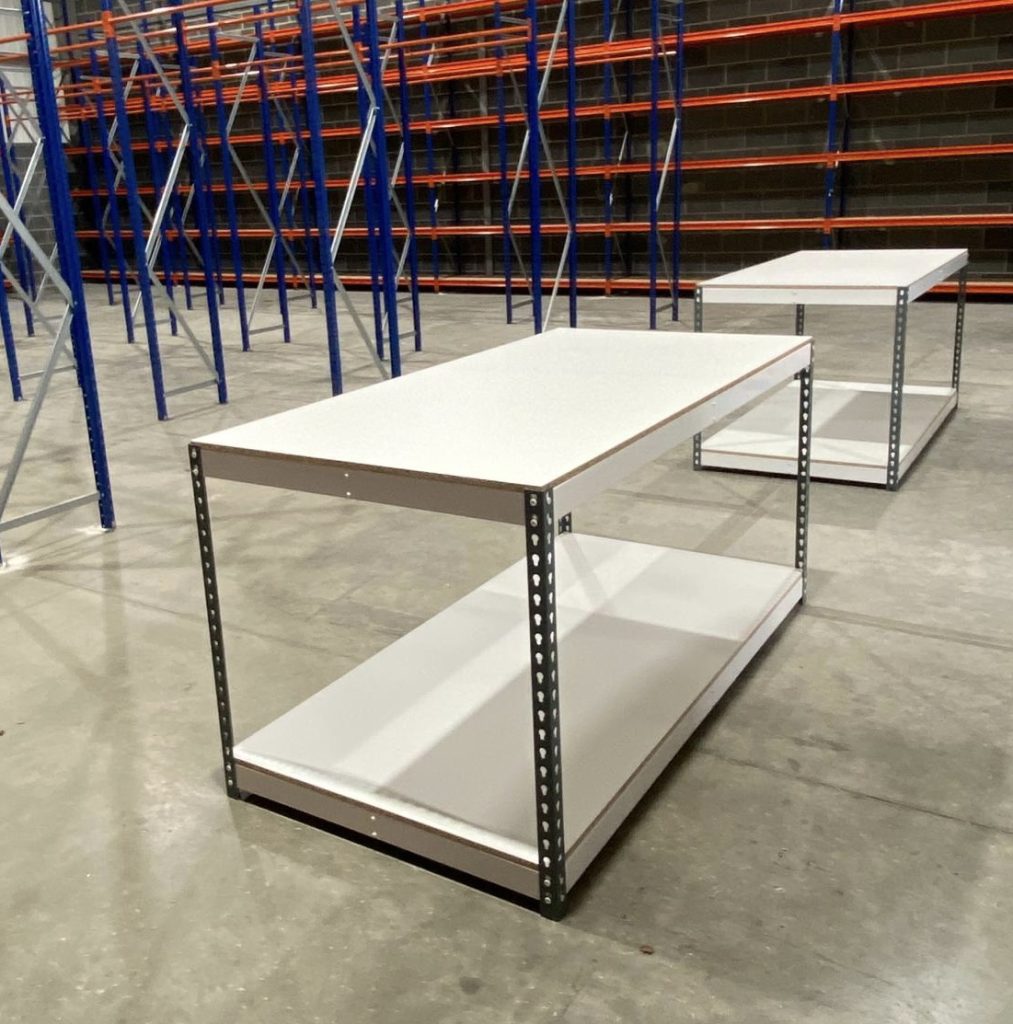 Rivet Shelving Work Bench - Monarch Shelving