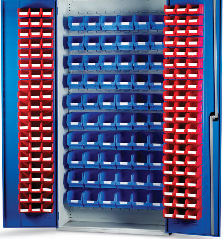 Louvred Panel Container Cabinets and Kits - Monarch Shelving