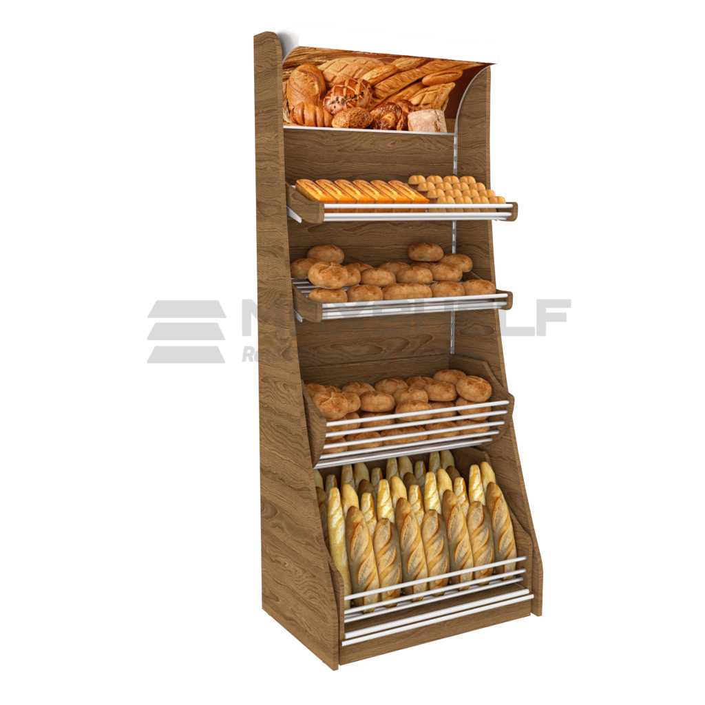 Wooden Bread & Bakery Display - Monarch Shelving