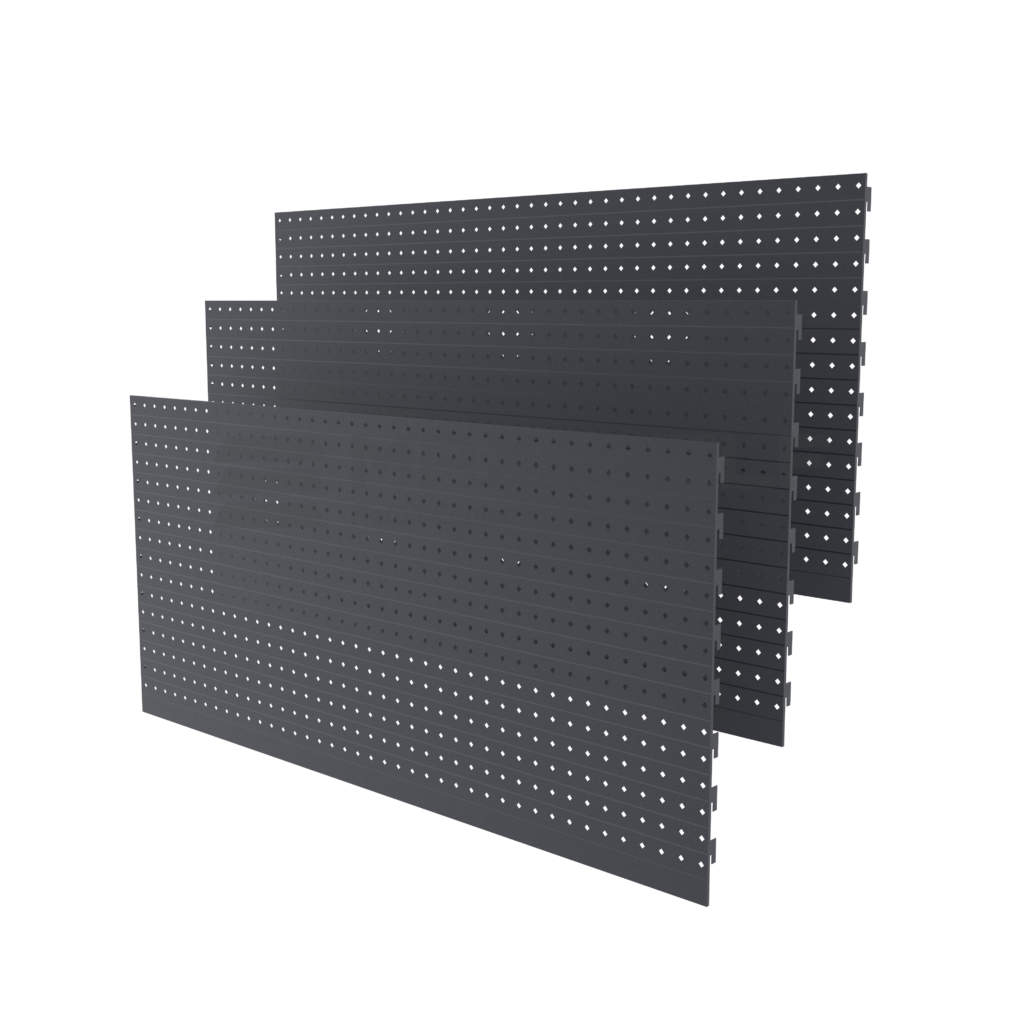 Perforated back panel (pegboard) - Monarch Shelving